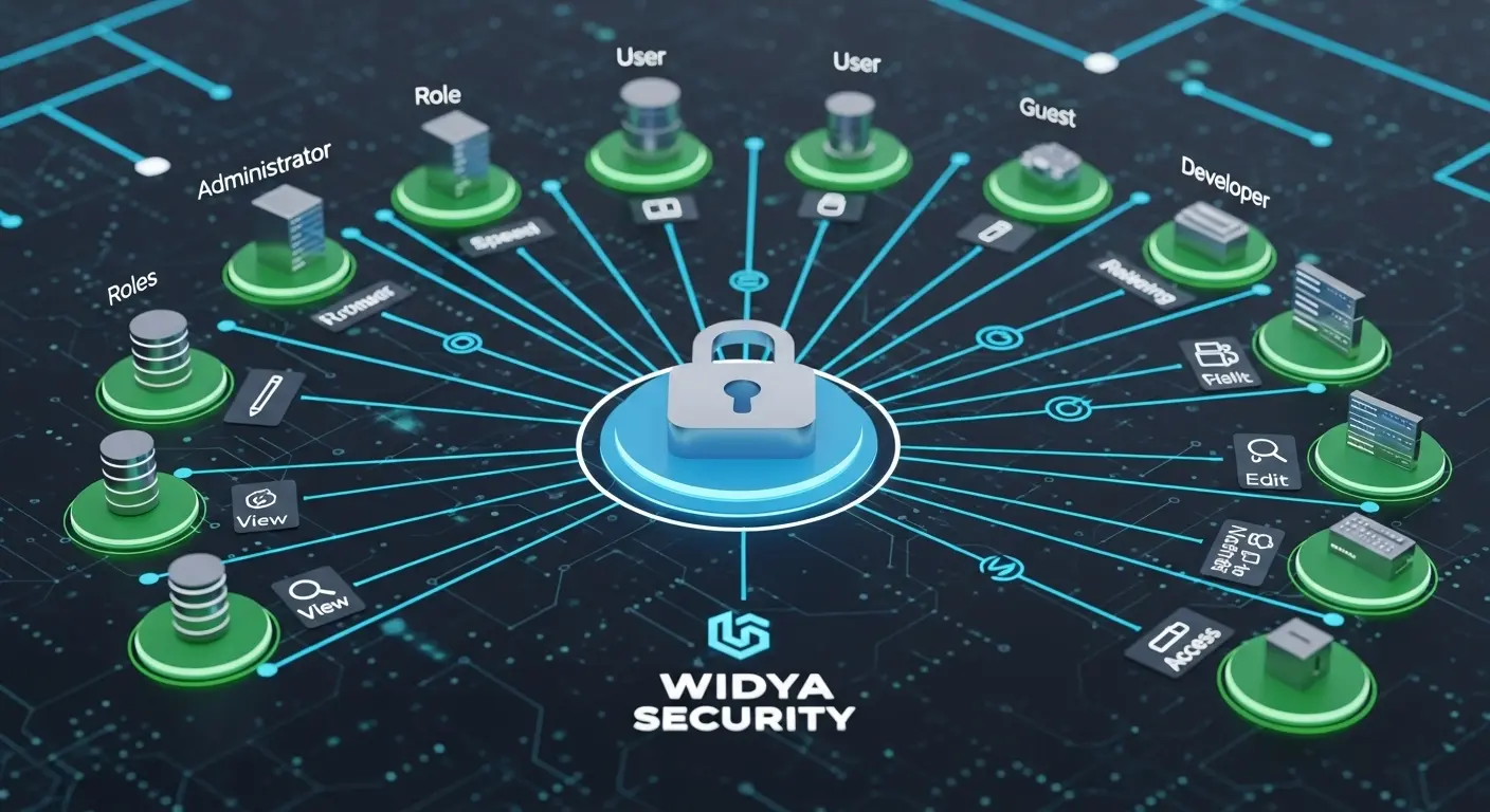 Role-Based Access Control dalam Cybersecurity · Widya Security